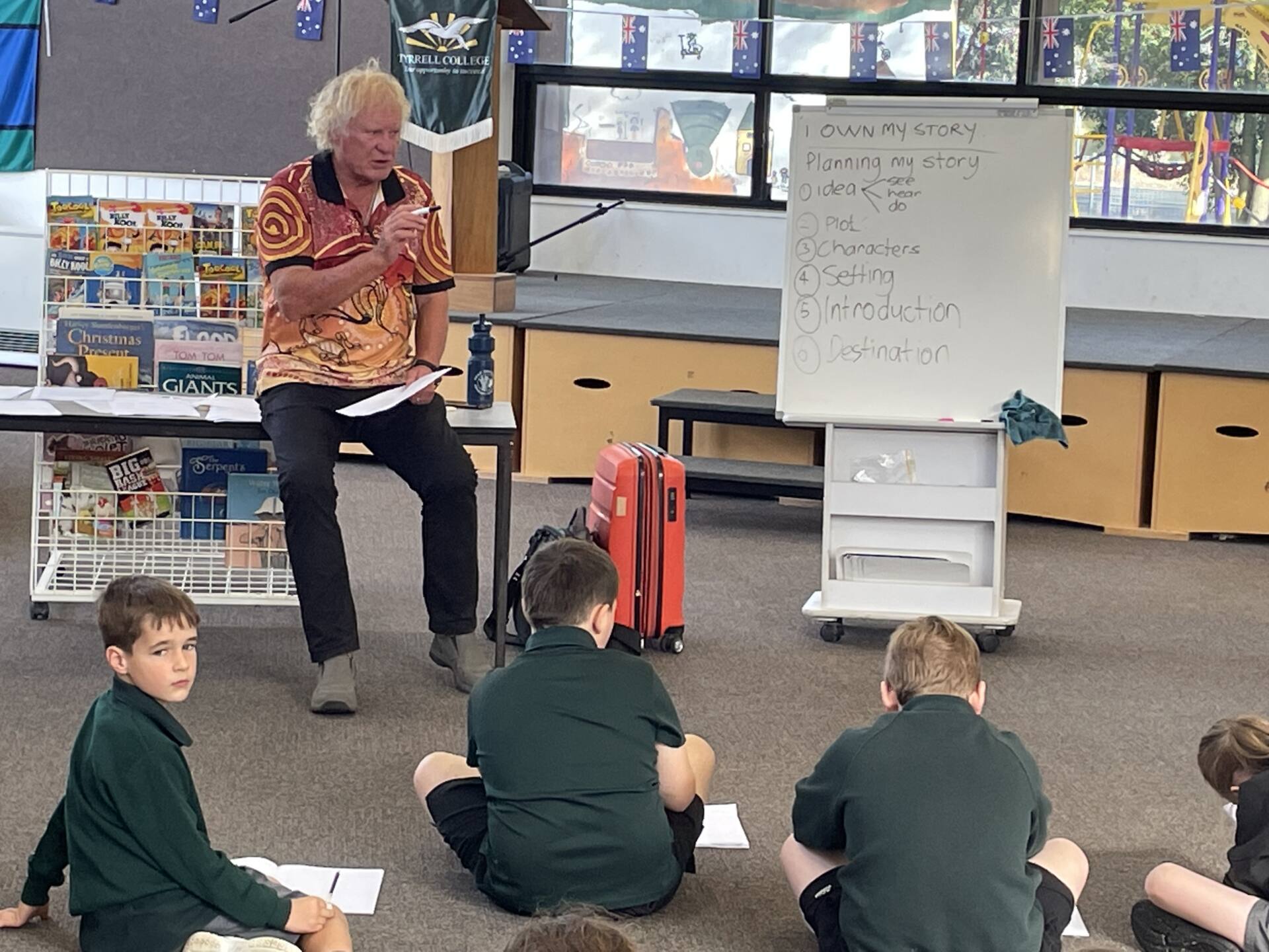 Phil Kettle – ‘Too Cool’ Author Visit | Tyrrell College
