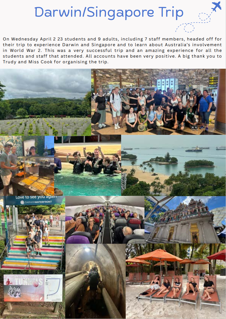 Darwin & Singapore Trip | Tyrrell College