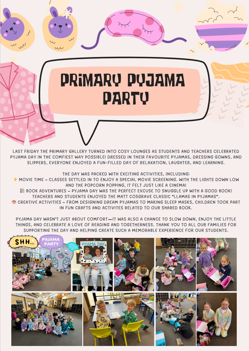 Primary Pyjama Party Tyrrell College | Tyrrell College