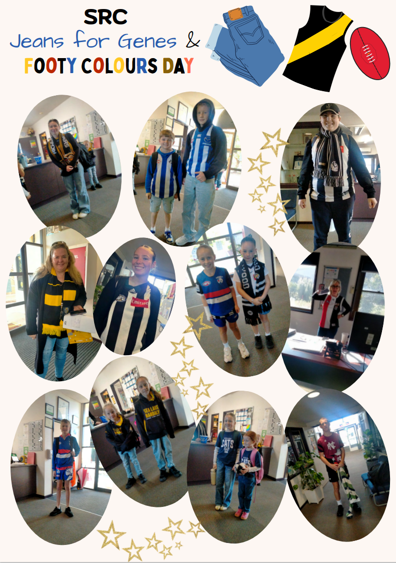 SRC Jenes For Genes & Footy Colours Day | Tyrrell College